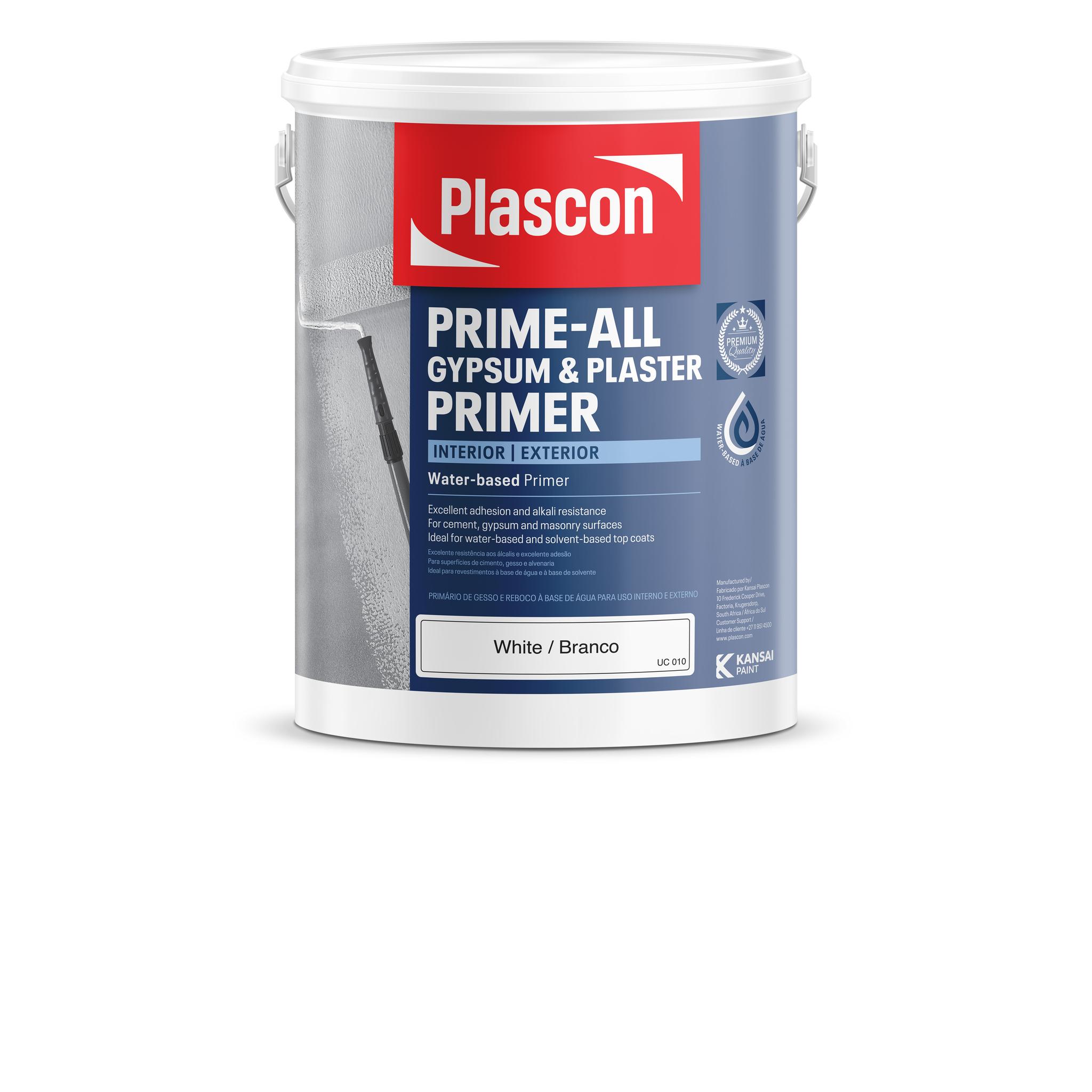 Plascon Prime-All Gypsum & Plaster Primer White 5L for sale | AHM ...