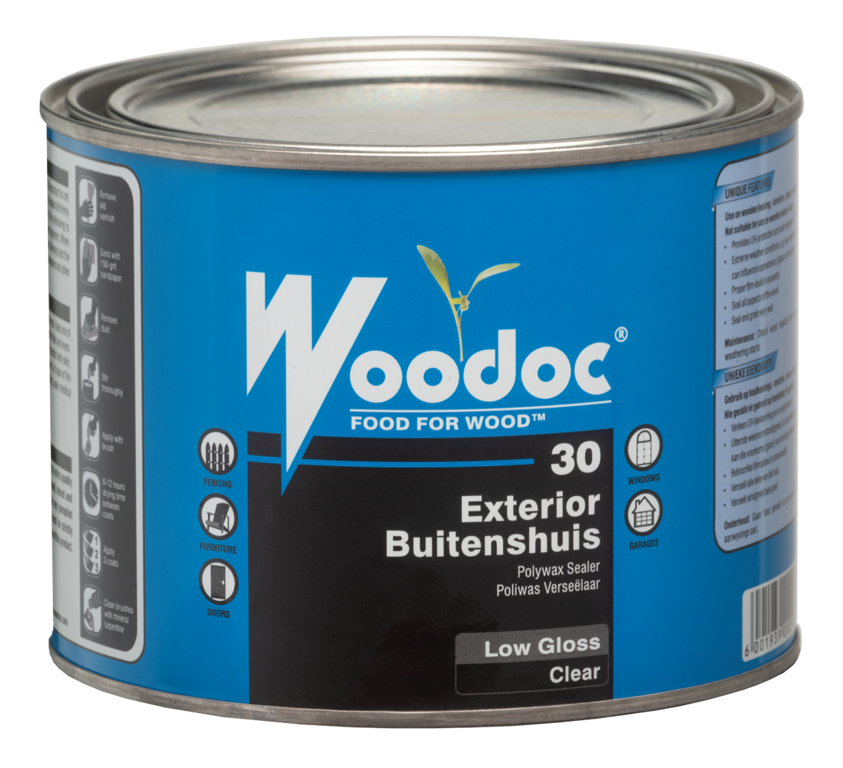 Woodoc 30 Exterior Low Gloss Wax Sealer 1L Clear for sale | AHM Online ...