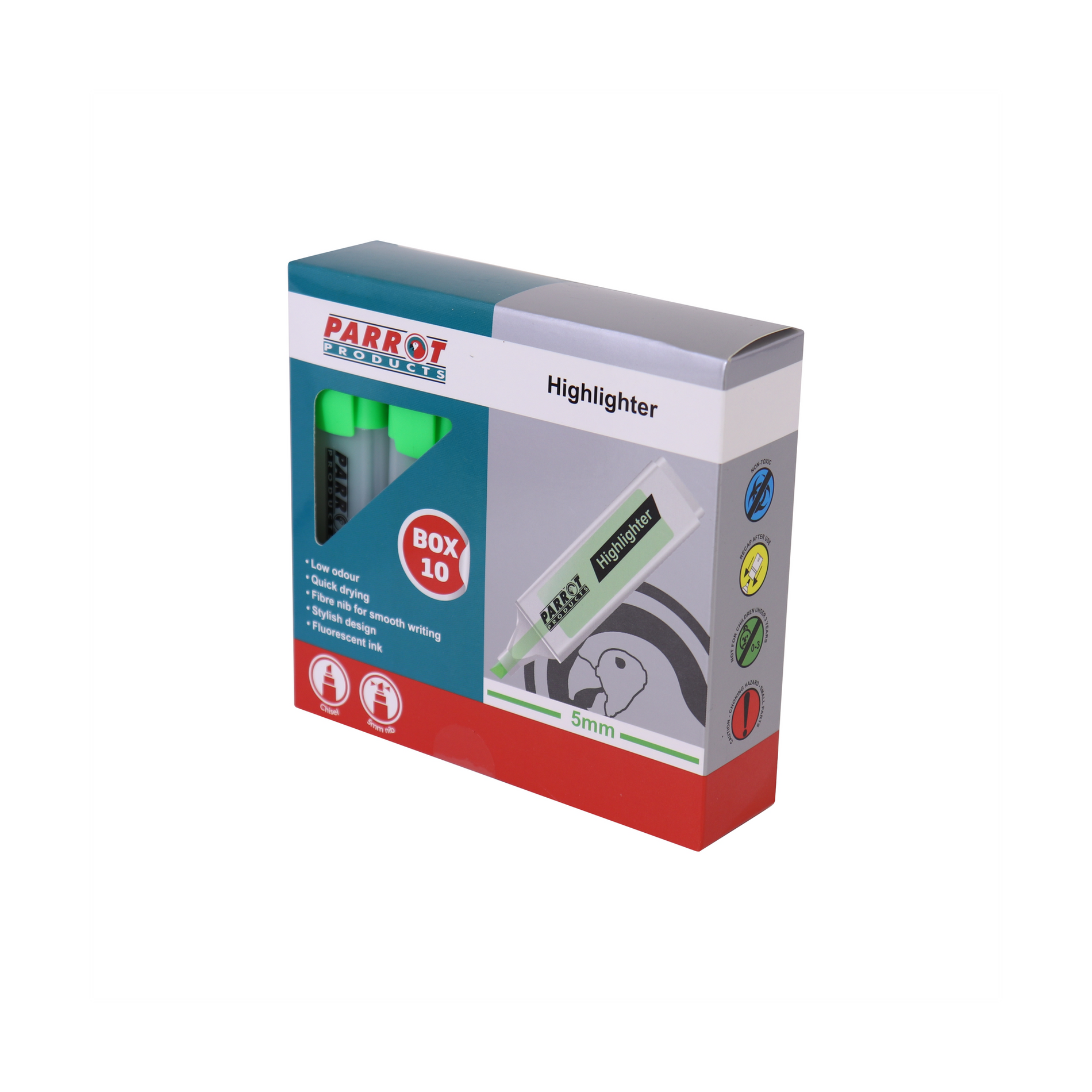 Marker Highlighter Box 10 Green for sale | AHM Online (Pty) Ltd