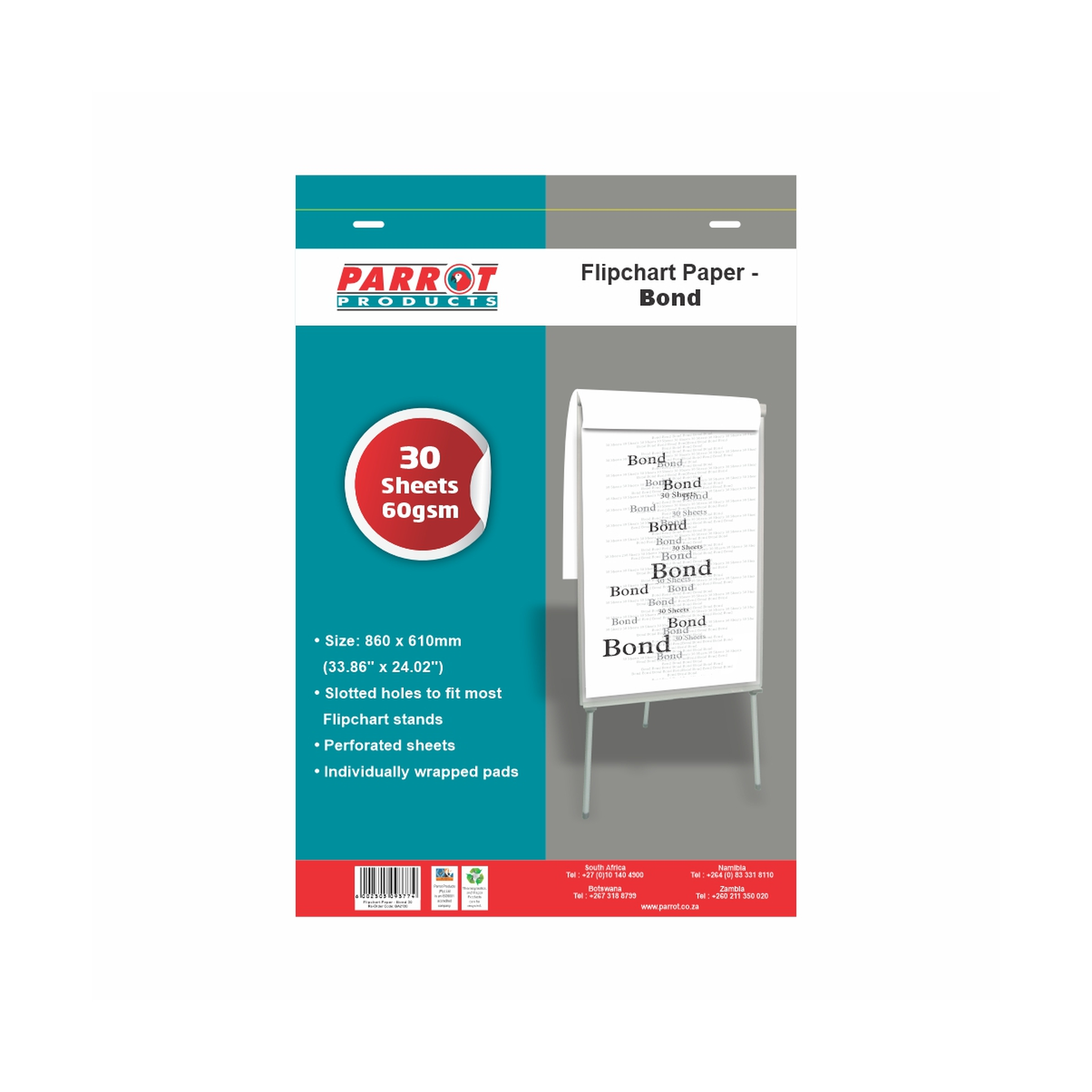 Flipchart Paper Bond 30 Sheets 860*610Mm for sale | AHM Online (Pty) Ltd