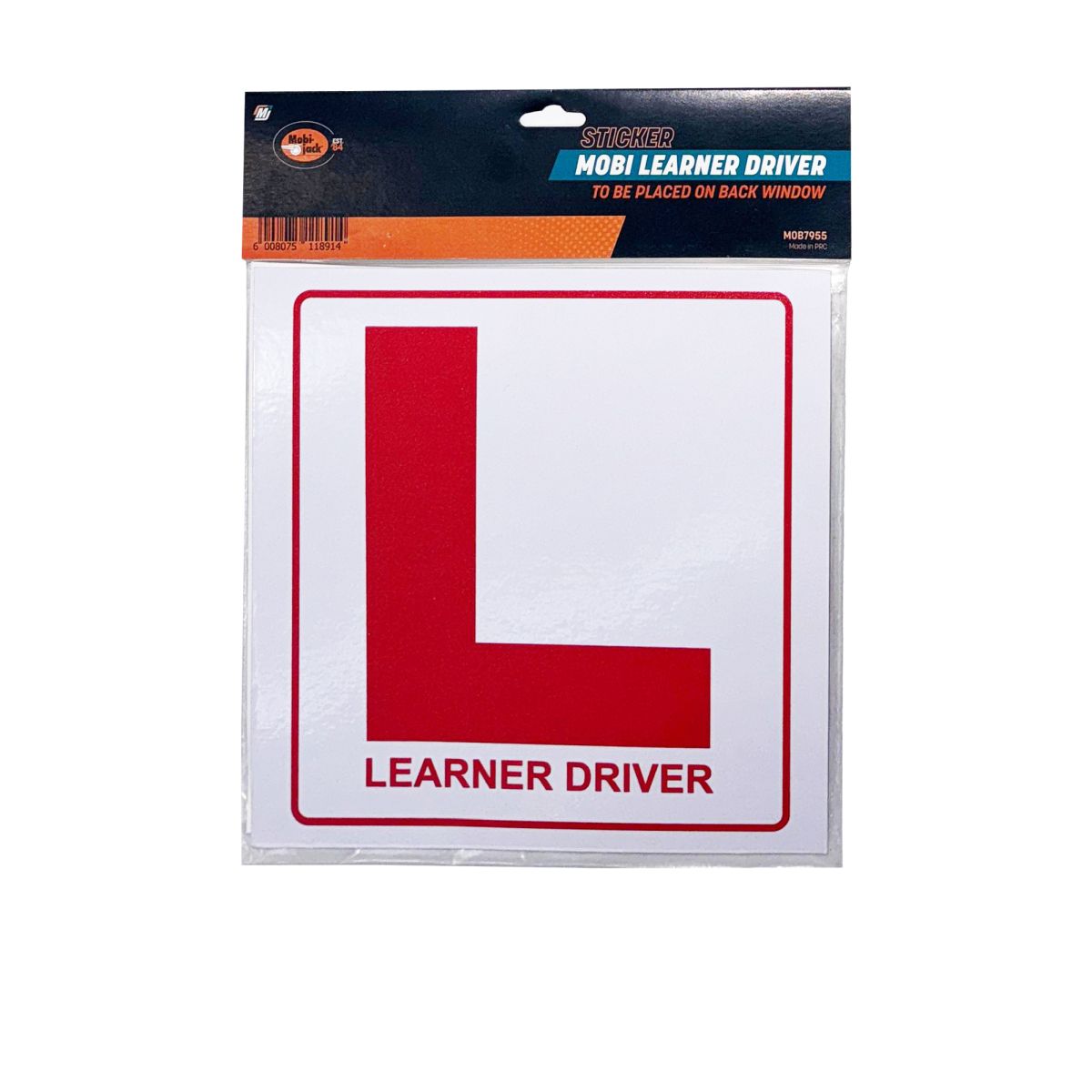 Mobi Sticker Learner Driver Back Window MOB7955 for sale | AHM Online ...