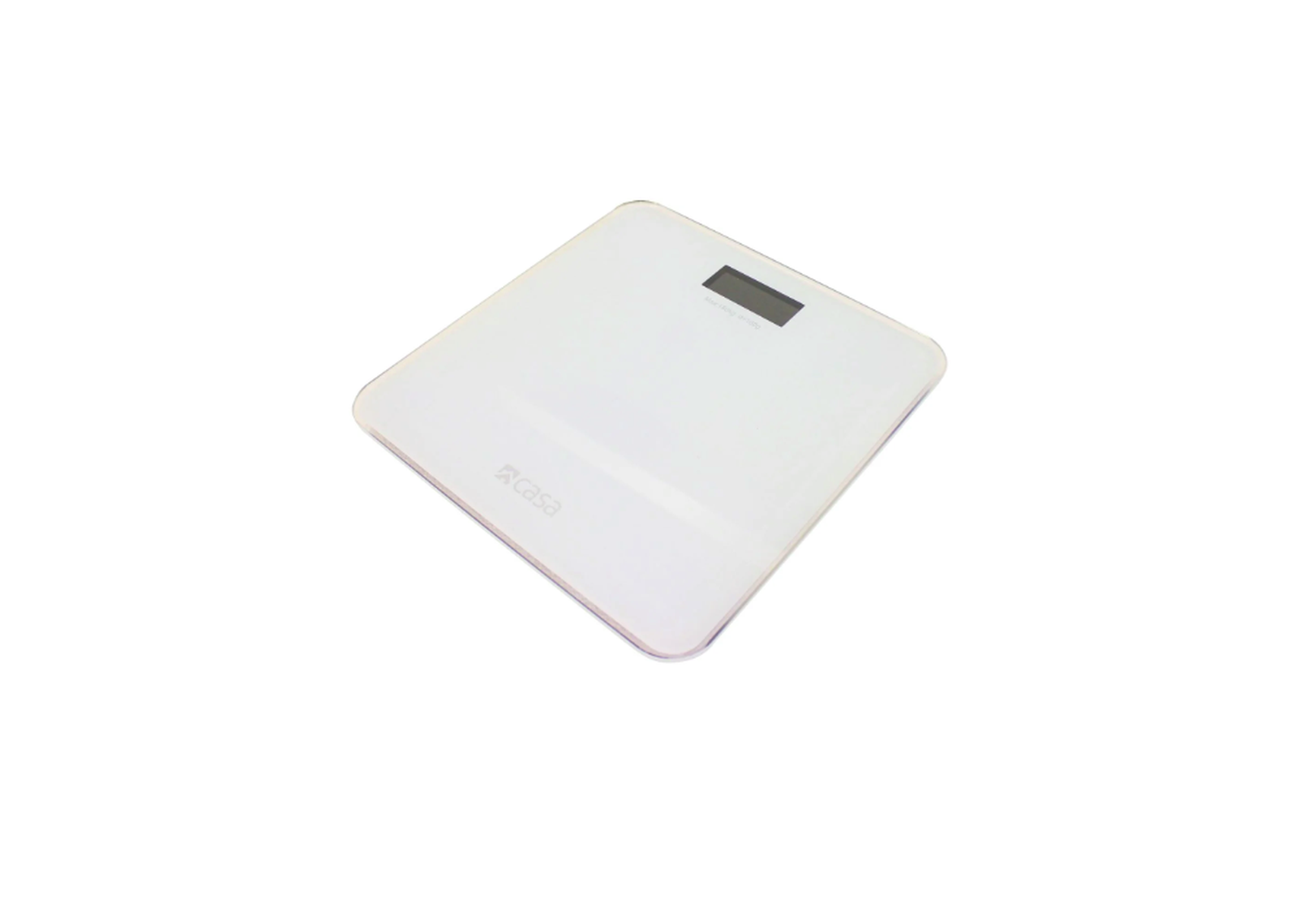 Casa Electronic Bathroom Round Edge Glass Scale Bianco for Sale | AHM ...