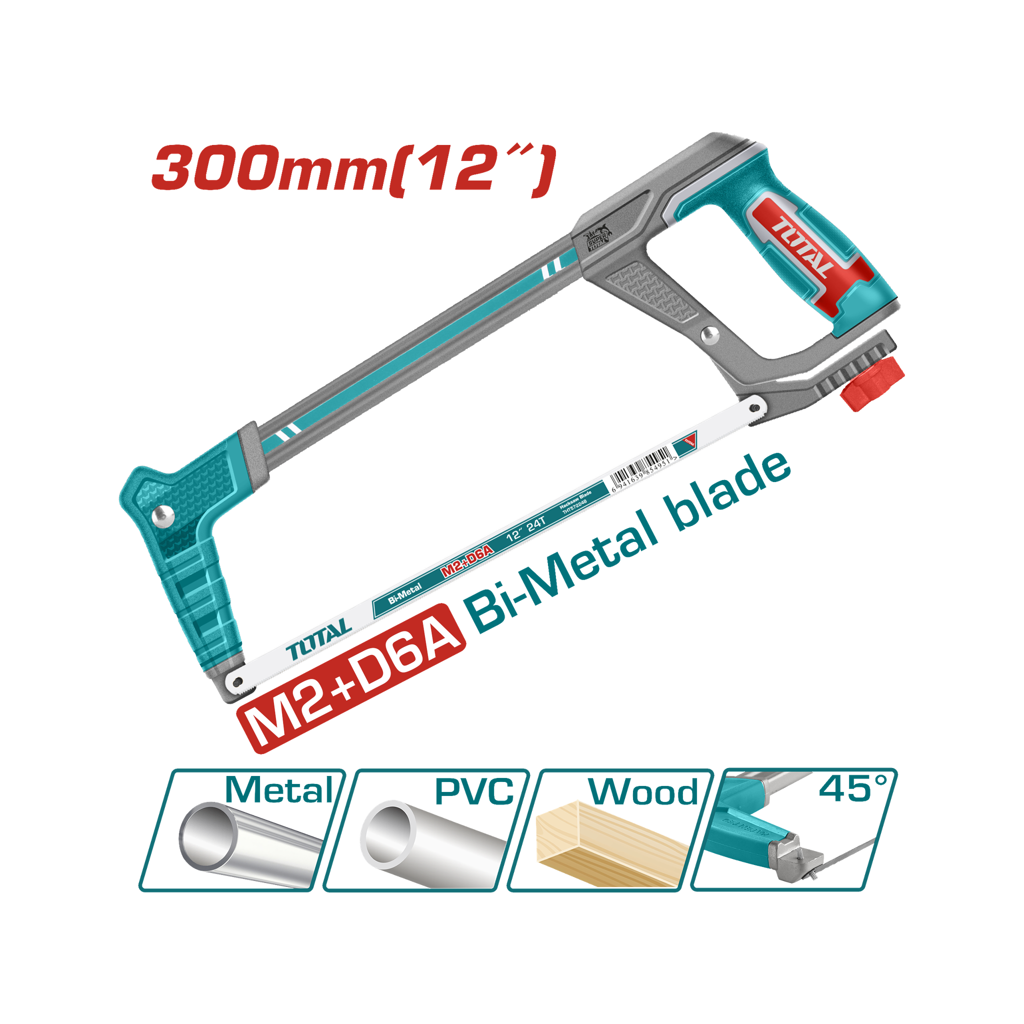 Total Hacksaw Frame 300mm THT541016 for sale | AHM Online (Pty) Ltd