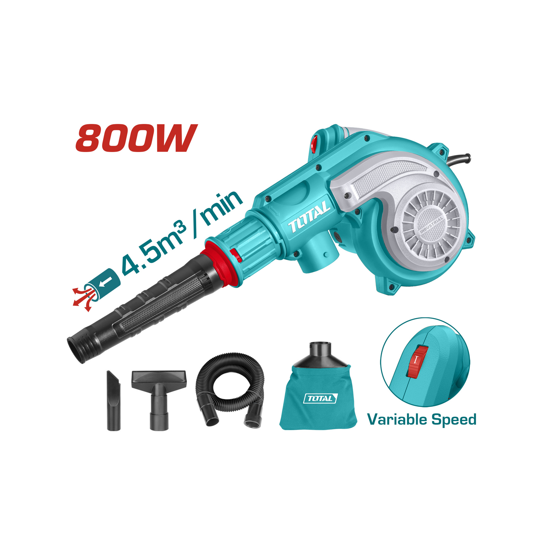 Total Aspirator Blower 800W TB8036 for sale | AHM Online (Pty) Ltd