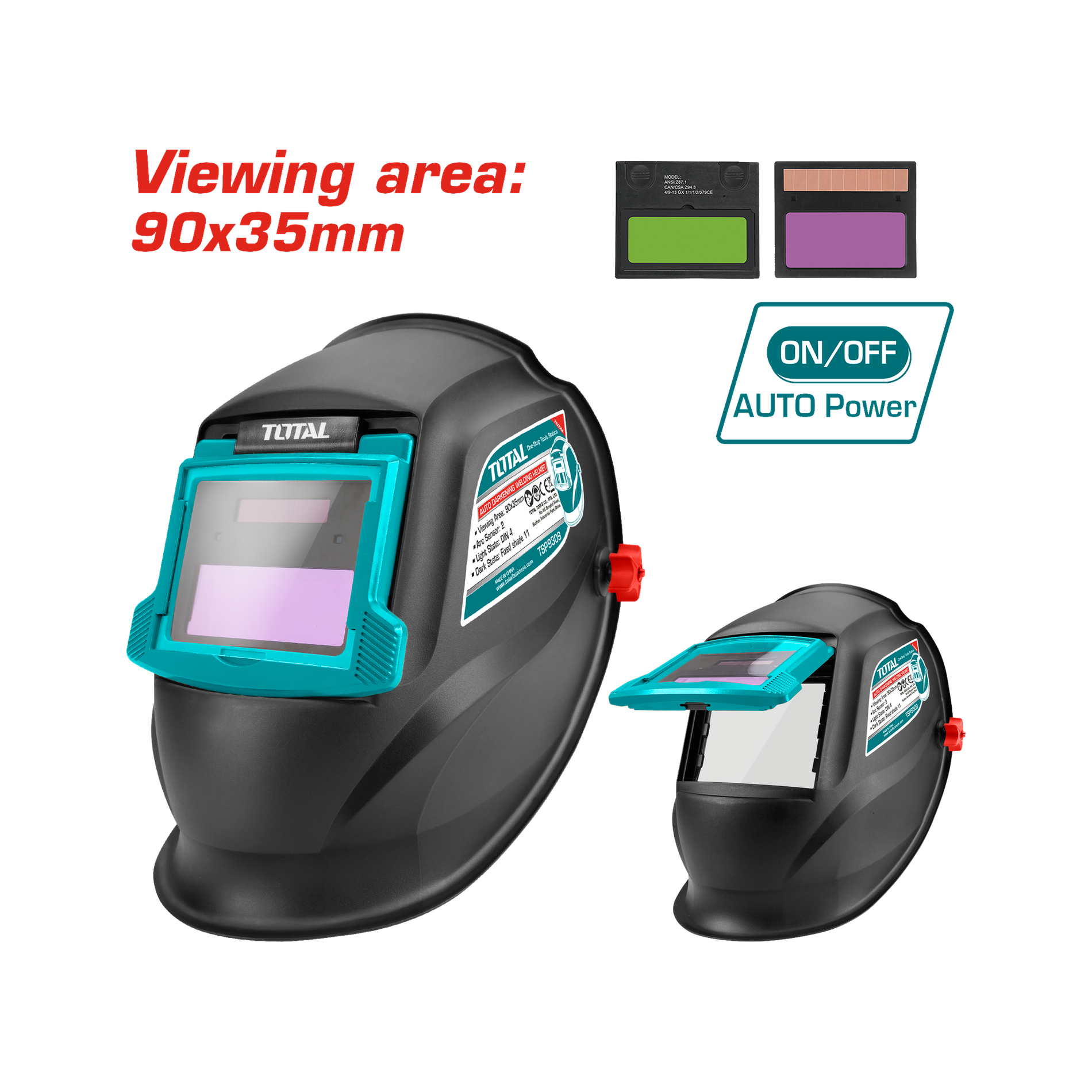 Total Auto-Darkening Welding Helmet TSP9309 for sale | AHM Online (Pty) Ltd