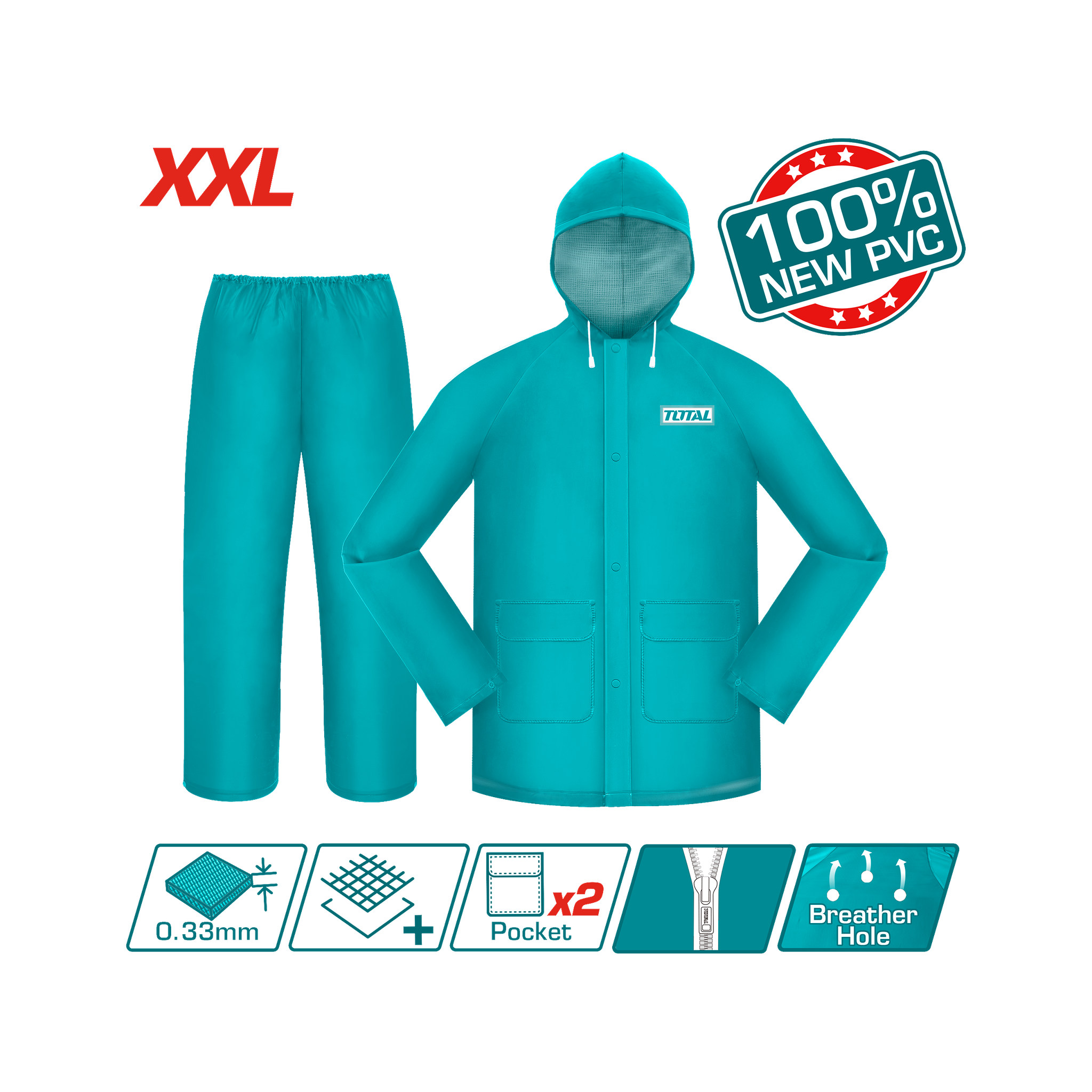 Total Rain Suit- THTRS031.XXL for sale | AHM Online (Pty) Ltd