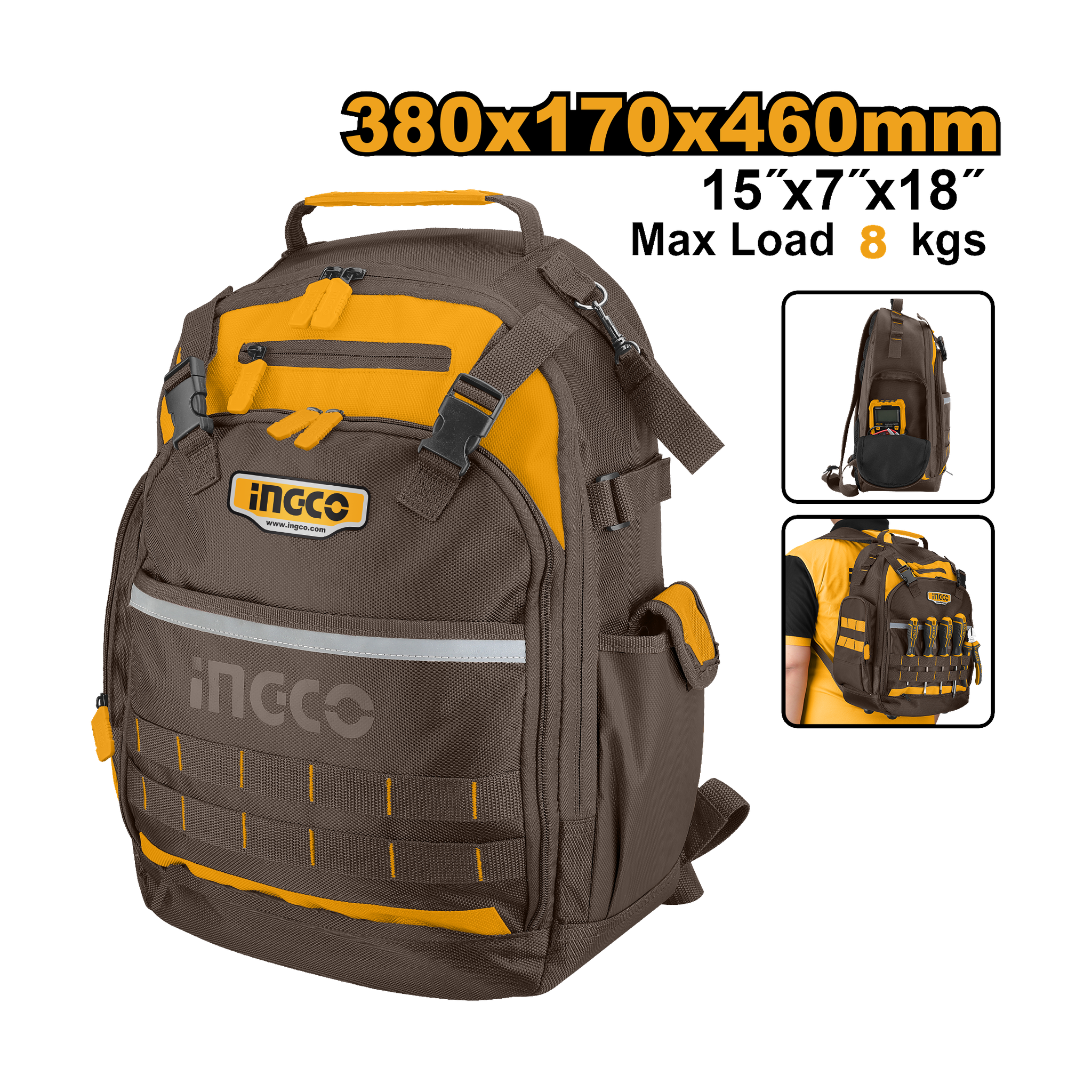 Ingco tools backpack hbp01028 for sale | AHM Online (Pty) Ltd