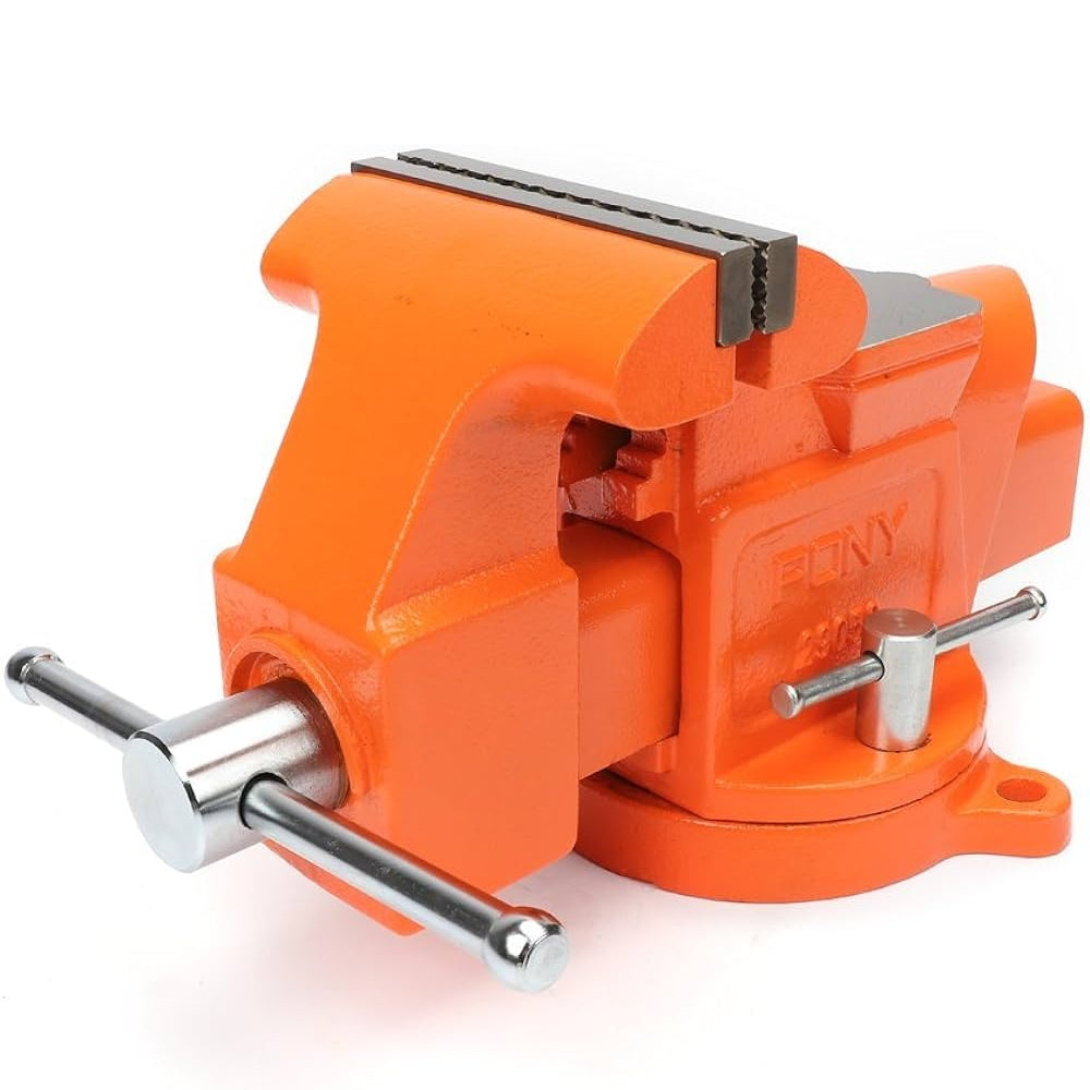 Pony 5' Heavy-Duty Workshop Bench Vice Swivel Base | AHM Online (Pty) Ltd