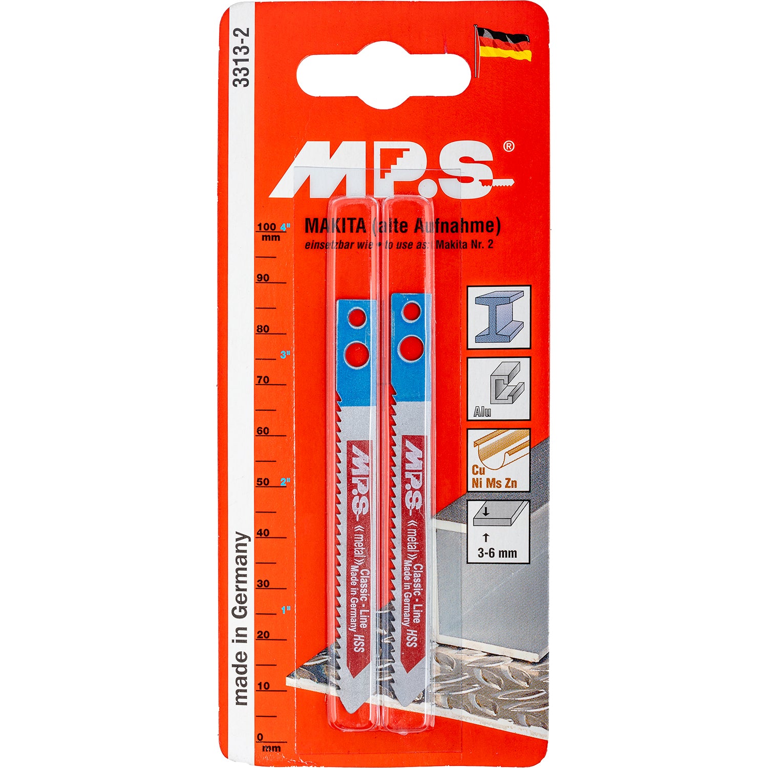 MPS Jigsaw Blade Metal Makita Shank 80mm 12 TPI | AHM Online (Pty) Ltd
